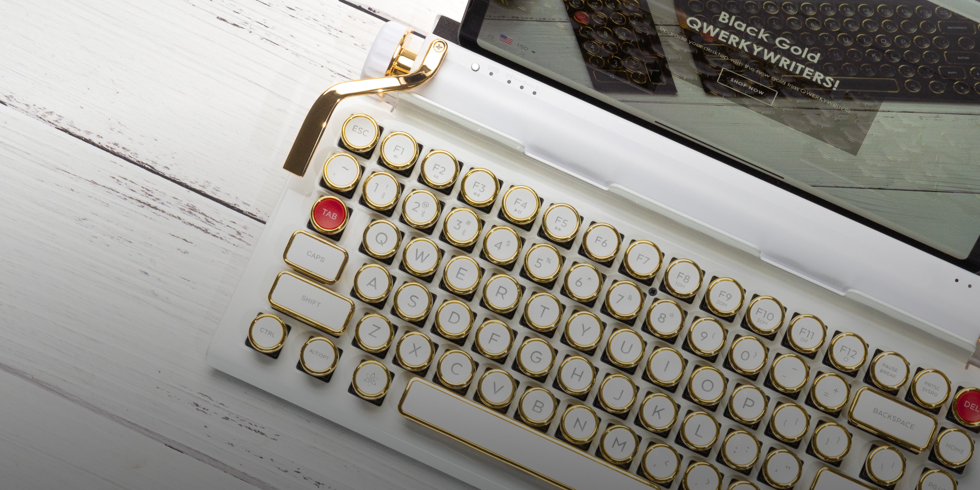 QWERKYWRITER® Typewriter Inspired Mechanical Keyboard®